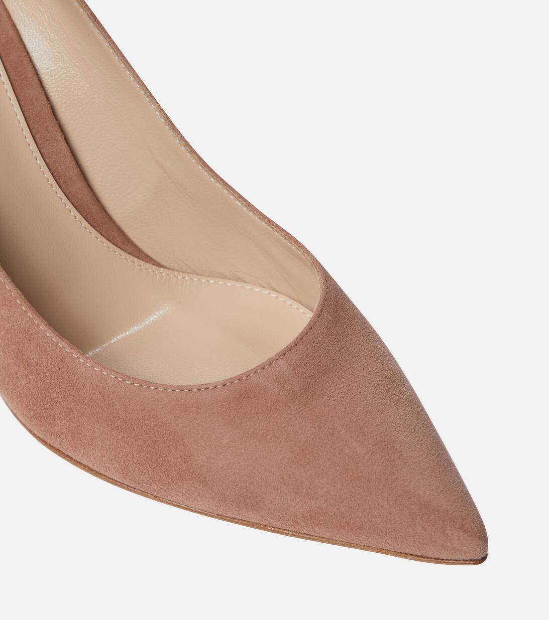 Piper 85 Suede Pumps in Beige - Gianvito Rossi | Mytheresa