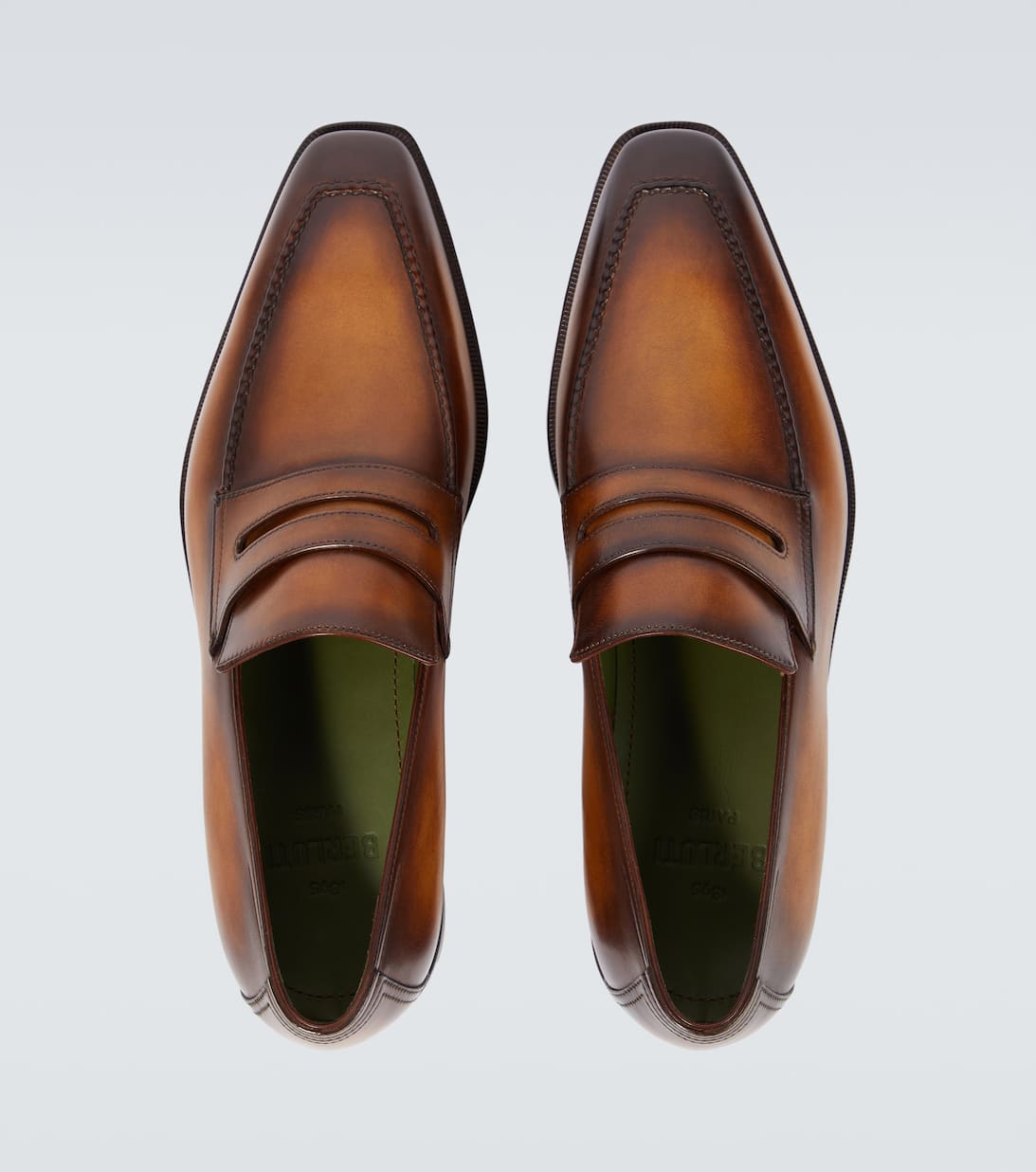 Andy Demesure Leather Loafers in Brown - Berluti | Mytheresa