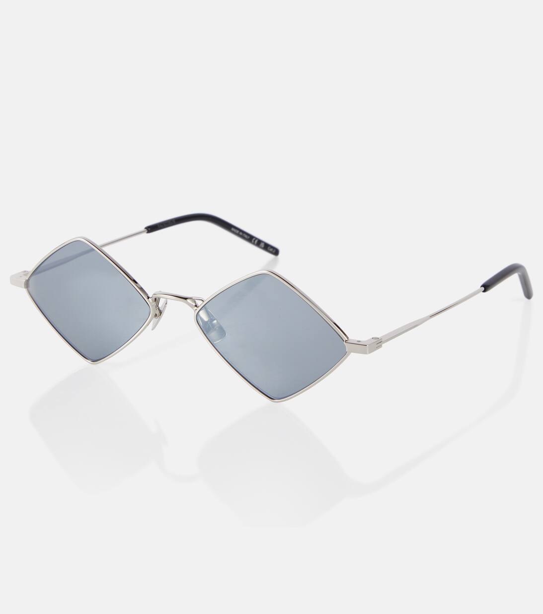 SL 302 Lisa Sunglasses in Silver - Saint Laurent | Mytheresa
