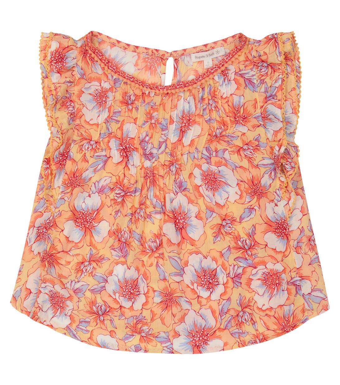 Top Amber A Fleurs en Multicolore – Poupette St Barth Kids | Mytheresa