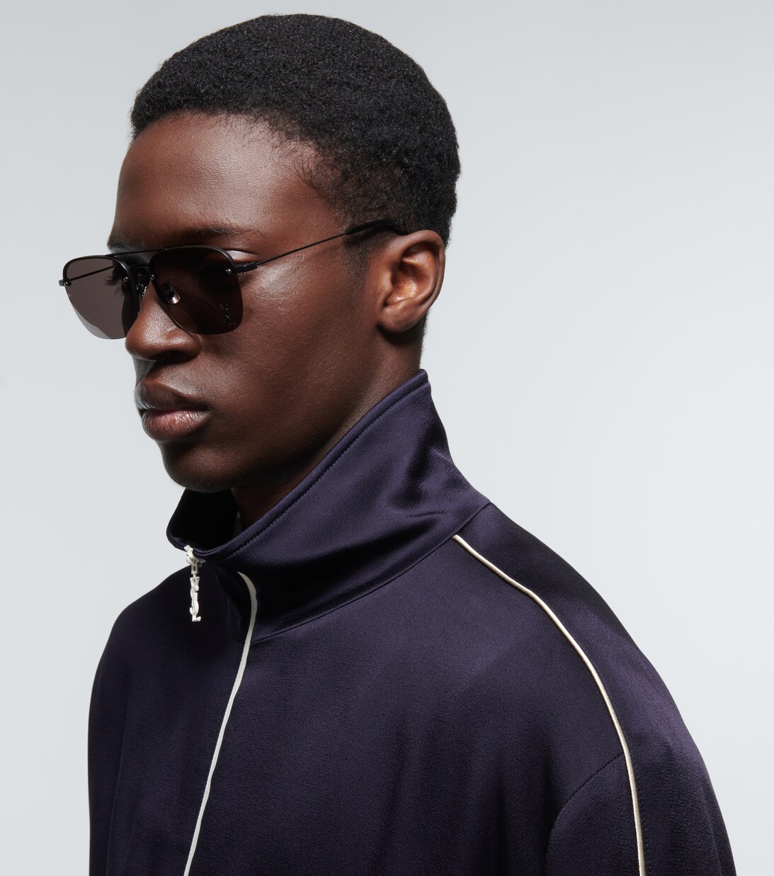 SL 309 M Aviator Sunglasses in Black - Saint Laurent | Mytheresa