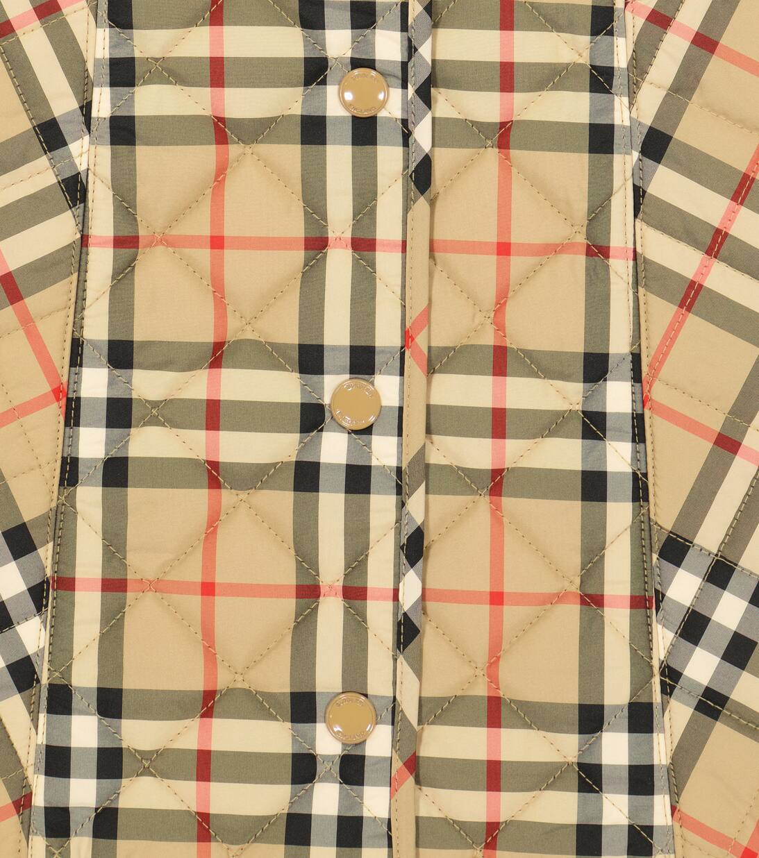 Vintage Check Quilted Pinafore Dress in Multicoloured - Burberry Kids | Mytheresa