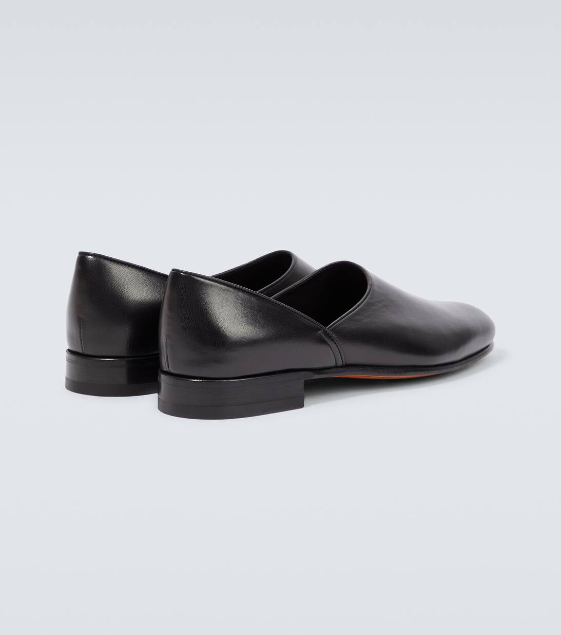 House Shoe Leather Loafers in Black - Bode | Mytheresa