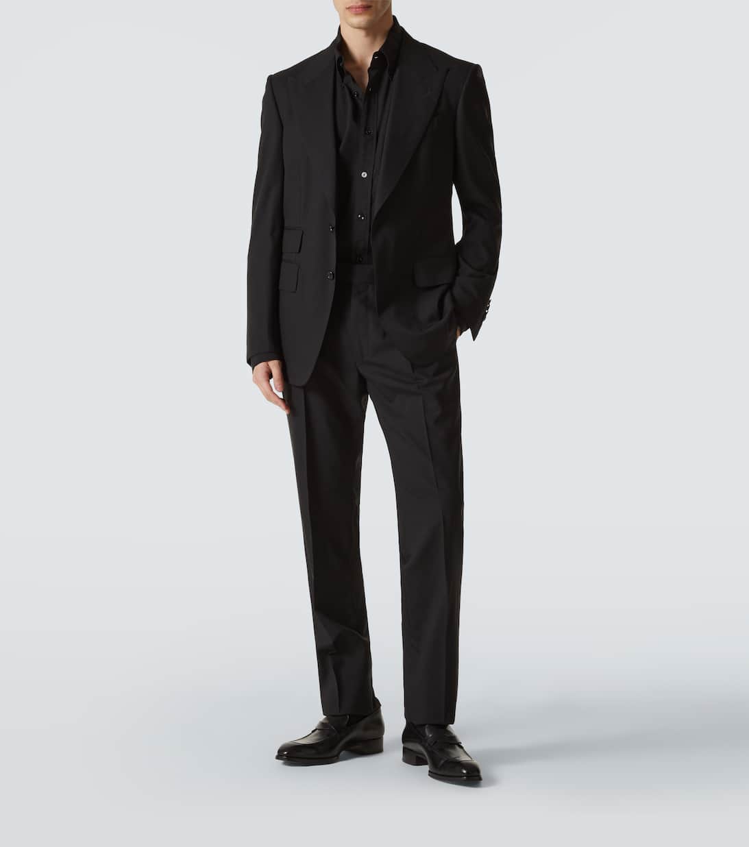Wool Suit in Black - Tom Ford | Mytheresa
