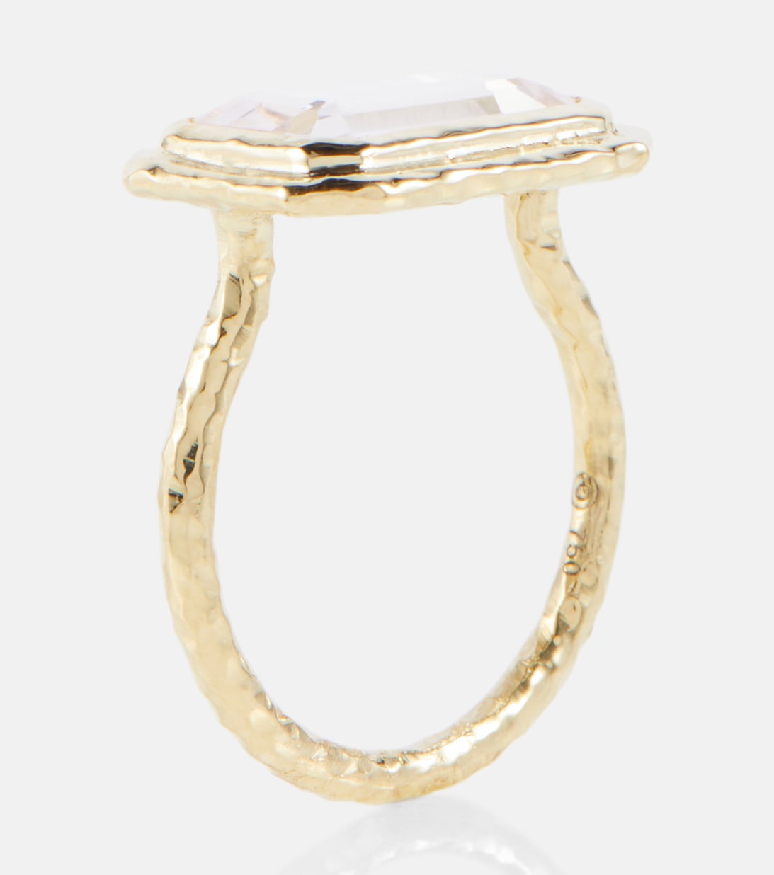 Elbow Beach 18 Kt Gold Ring With Morganite in Gold - Octavia Elizabeth ...