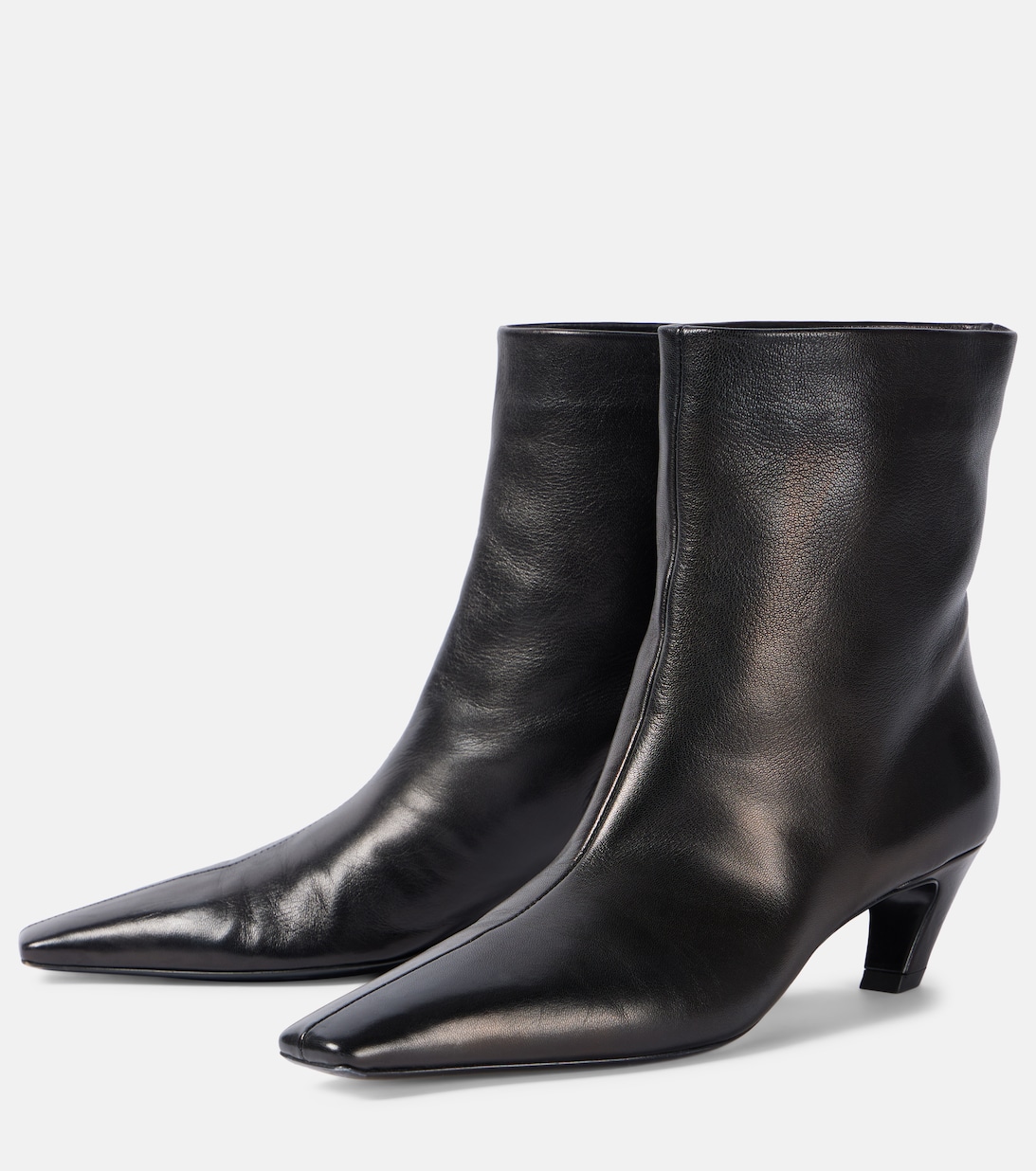 Arizona Leather Ankle Boots in Black - Khaite | Mytheresa