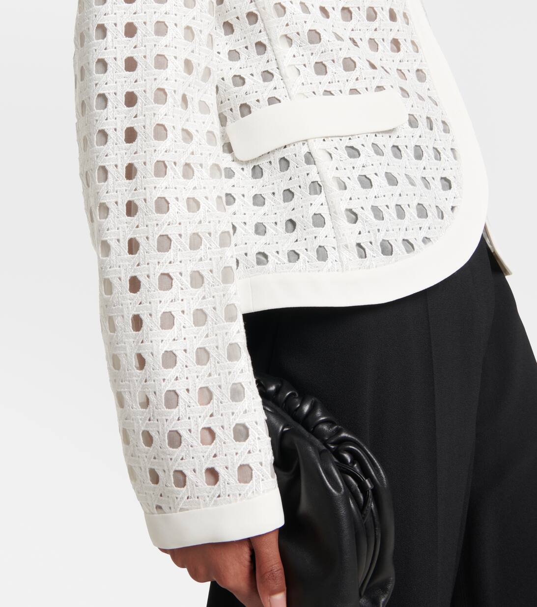Macrame Jacket in White - Giambattista Valli | Mytheresa