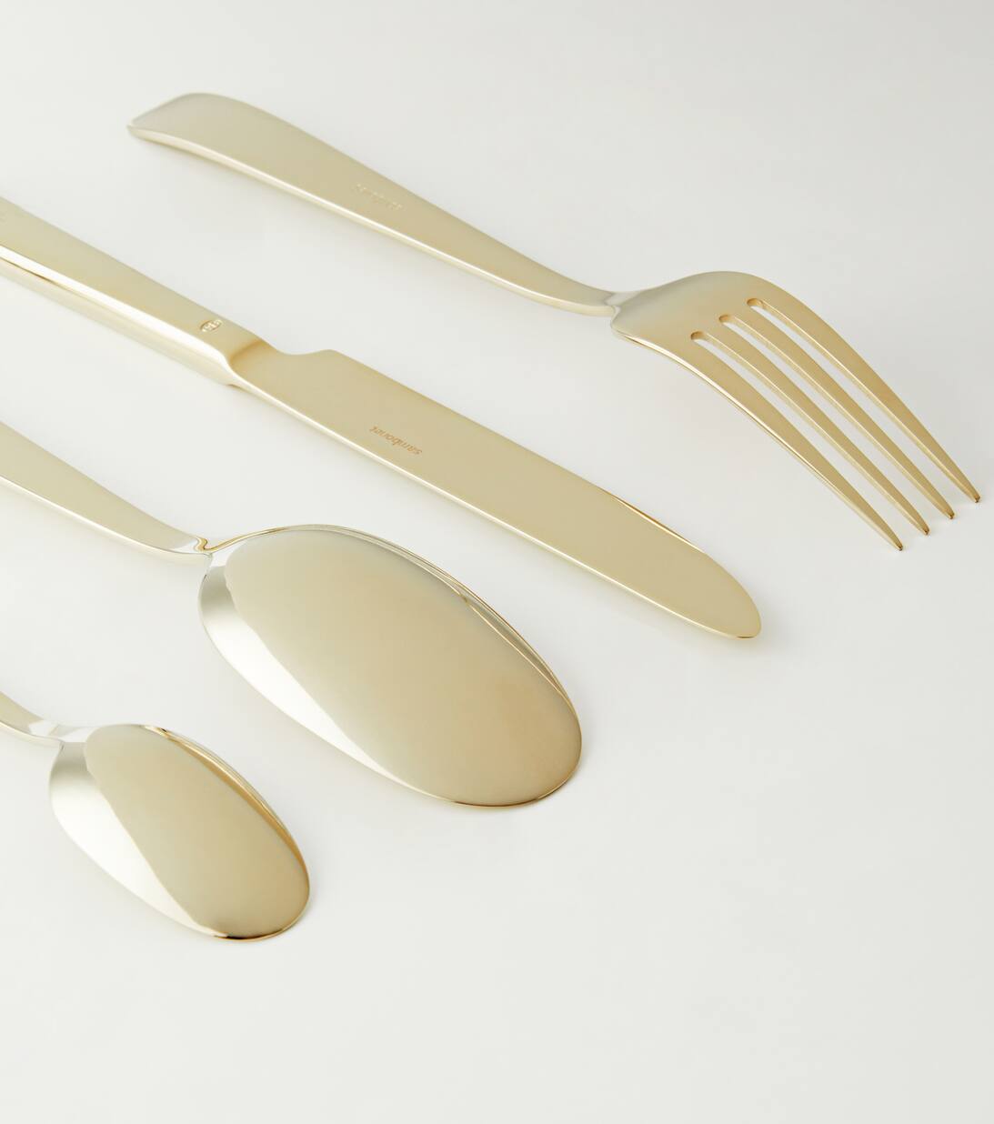 Flat 24 Piece Flatware Set in Gold - Sambonet | Mytheresa