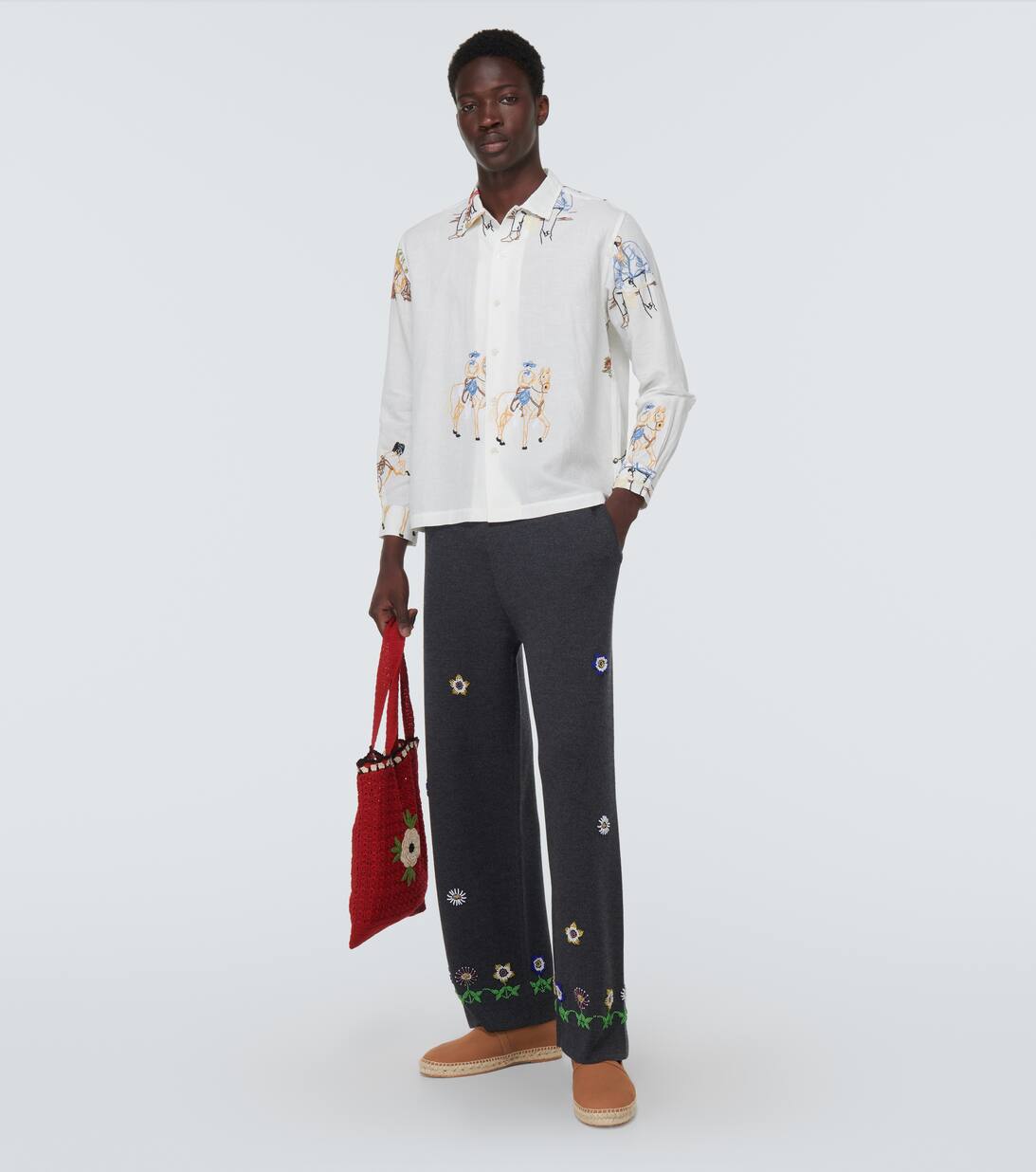 Canvas Espadrilles in Brown - Bode | Mytheresa