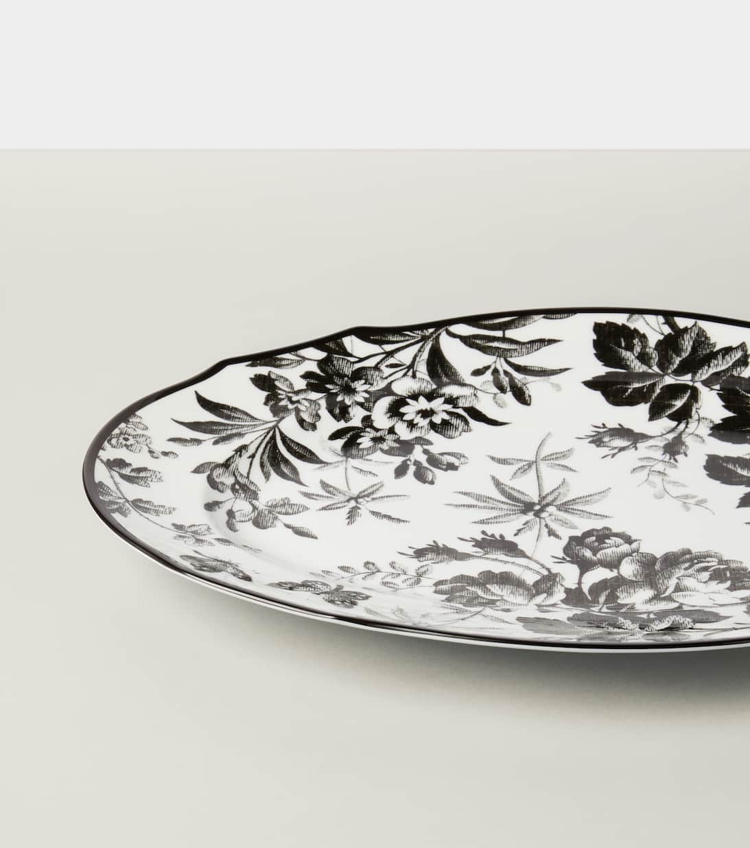 Herbarium Porcelain Tray in White - Gucci | Mytheresa