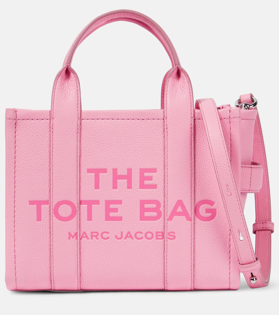 The Leather Small Tote Bag in Pink - Marc Jacobs | Mytheresa