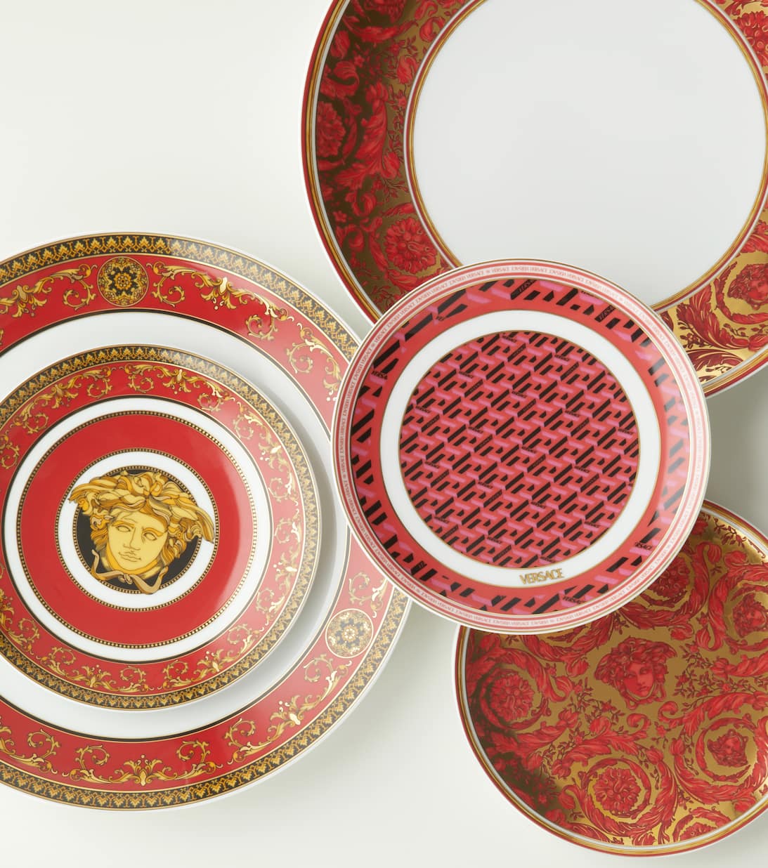 Versace Red Gold Pattern