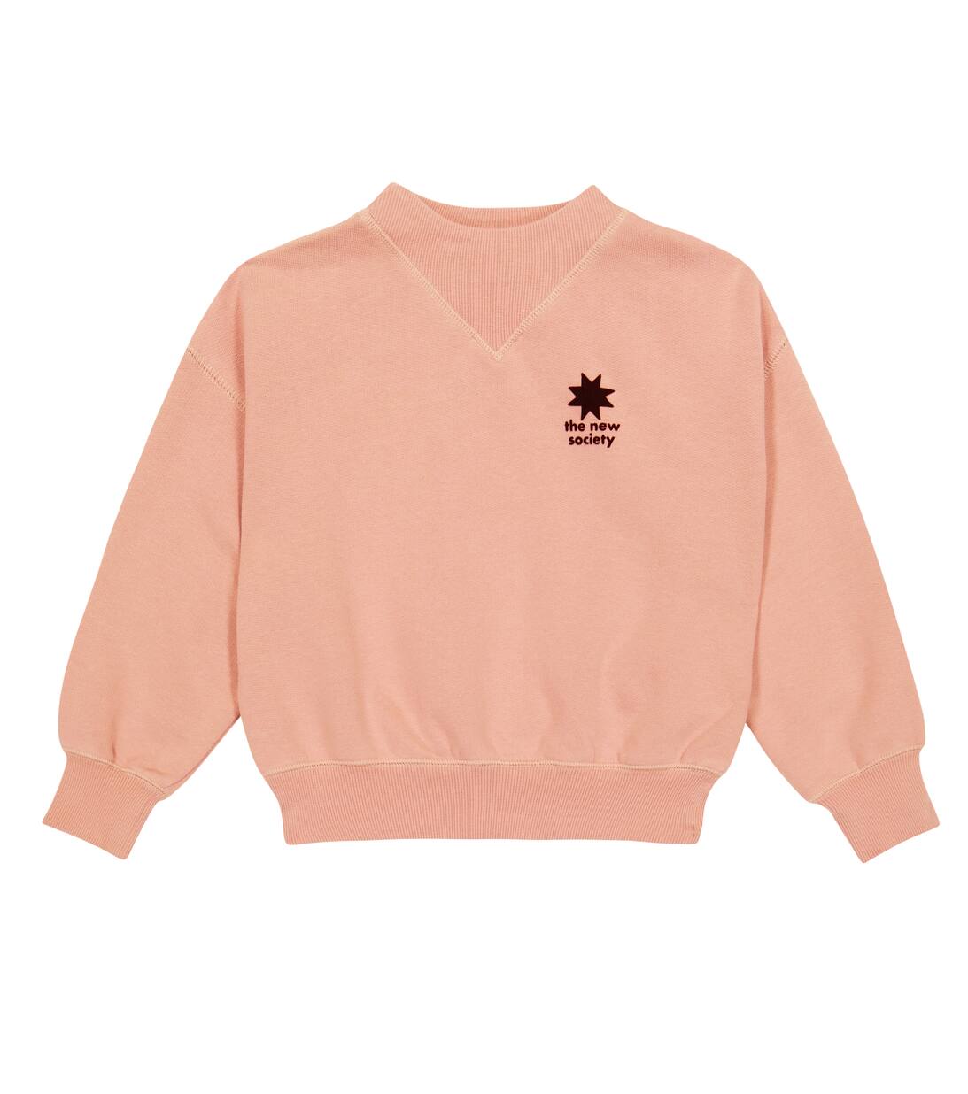 Logo Cotton Sweatshirt in Pink - The New Society | Mytheresa