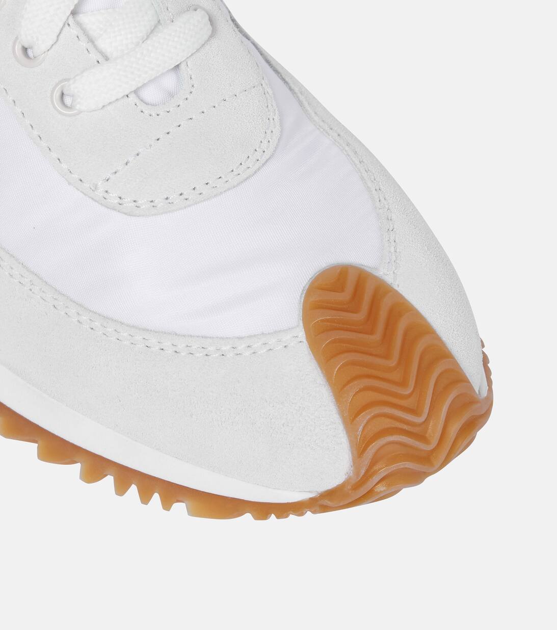 Flow Runner Suede Sneakers in White - Loewe | Mytheresa