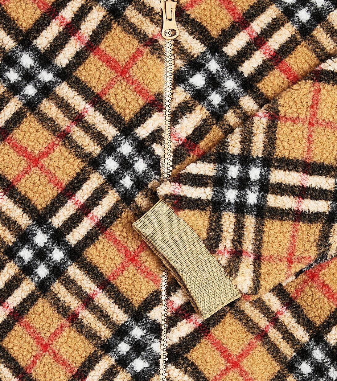 멀티컬러 Burberry Check 플리스 후디 - Burberry Kids | Mytheresa