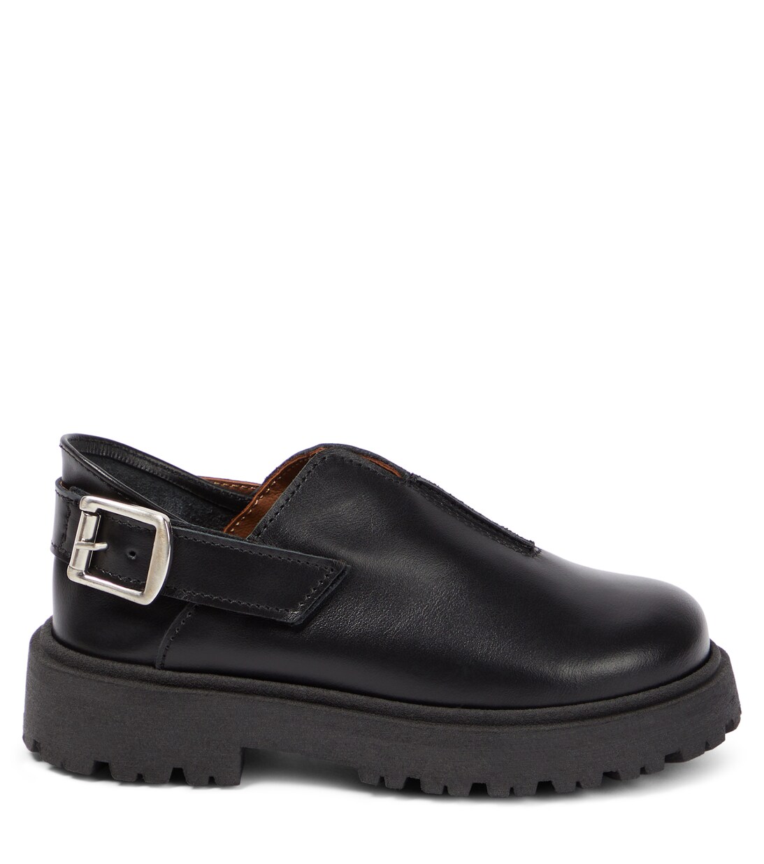 Leather Loafers in Black - Pe Pe | Mytheresa
