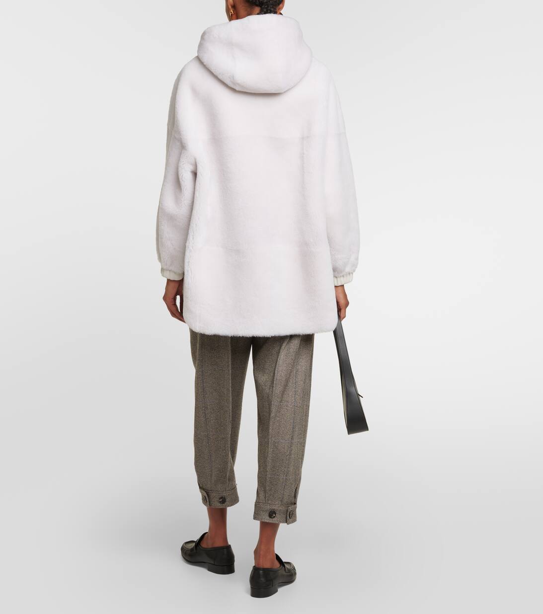 Reversible Shearling Jacket in White - Blancha | Mytheresa