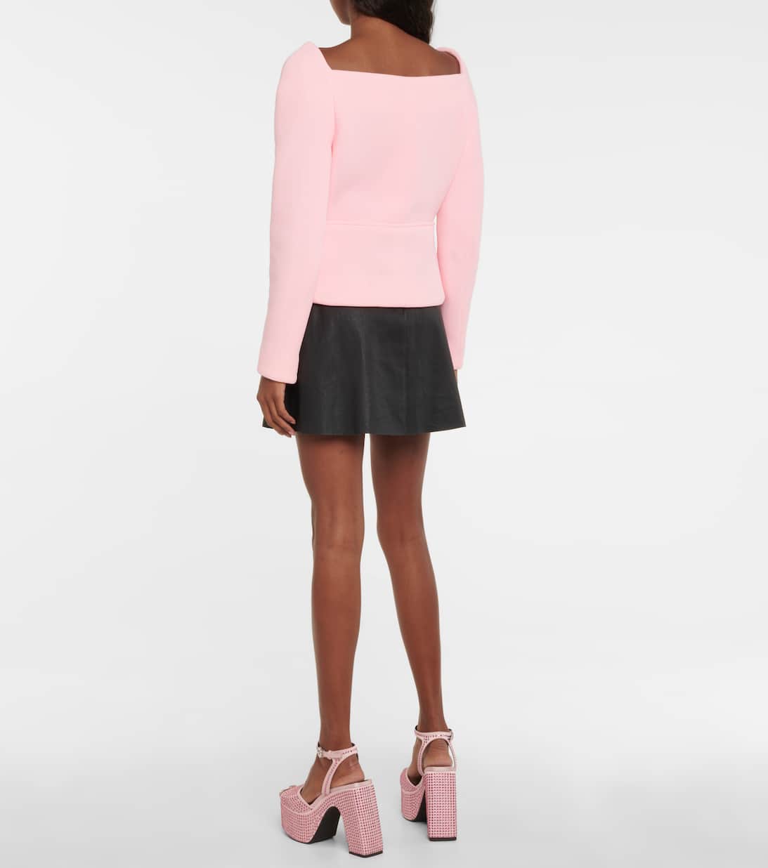 Crepe Jacket in Pink - Coperni | Mytheresa