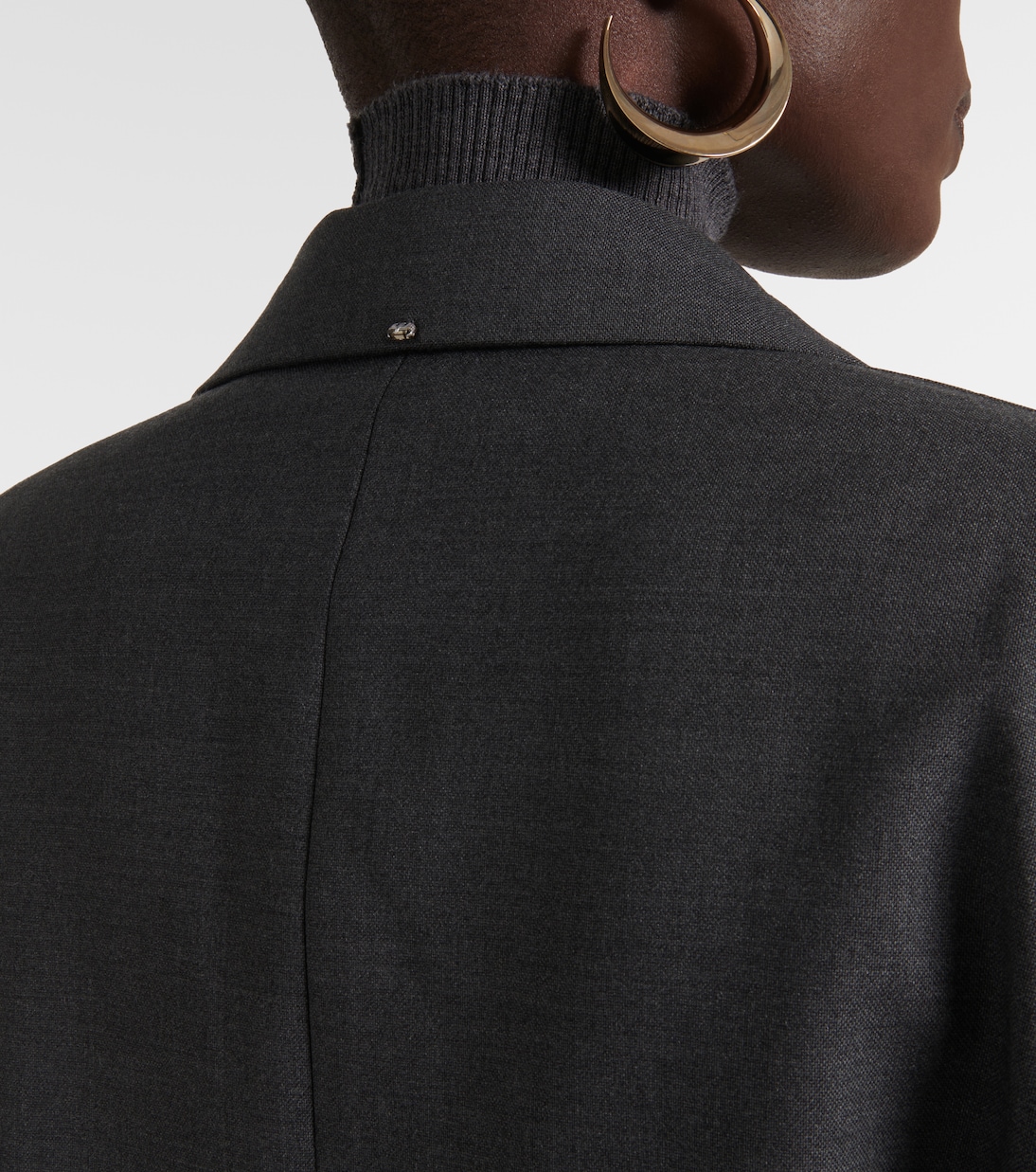 Baffo virgin wool blazer in grey - Sportmax | Mytheresa