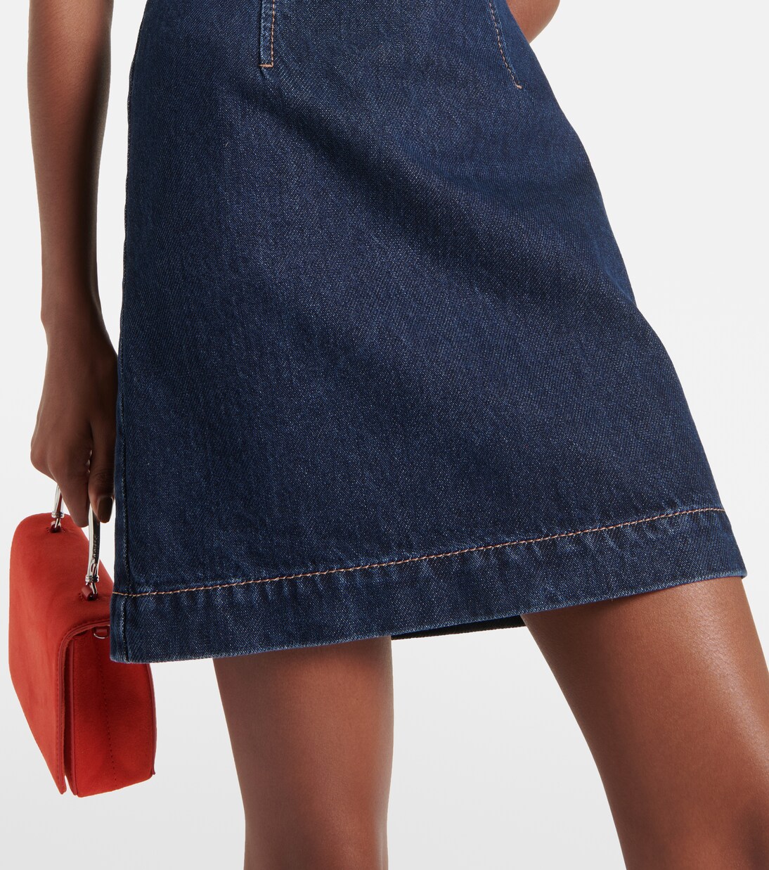 Douglas denim polo dress in blue - Sportmax | Mytheresa