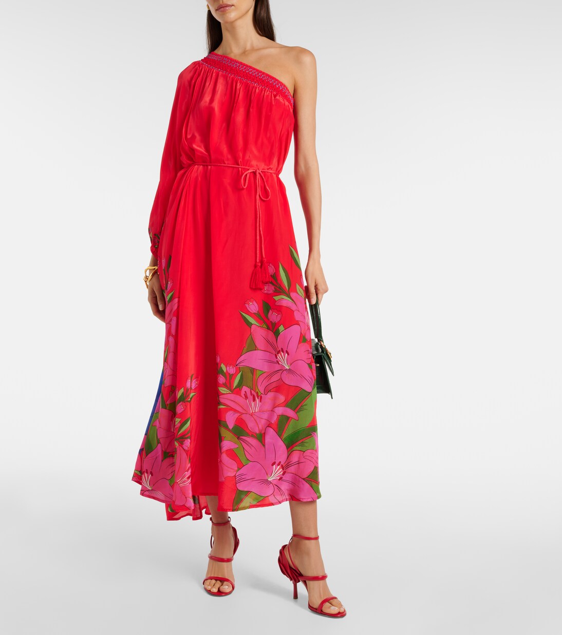 Vestido midi Summer Foliage en multicolor - Farm Rio | Mytheresa