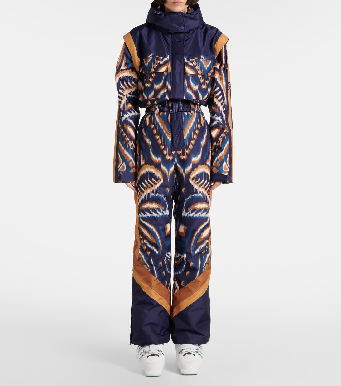 Pineapple Ikat ski suit in multicoloured - Farm Rio | Mytheresa