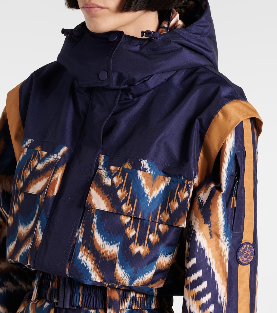 Pineapple Ikat ski suit in multicoloured - Farm Rio | Mytheresa