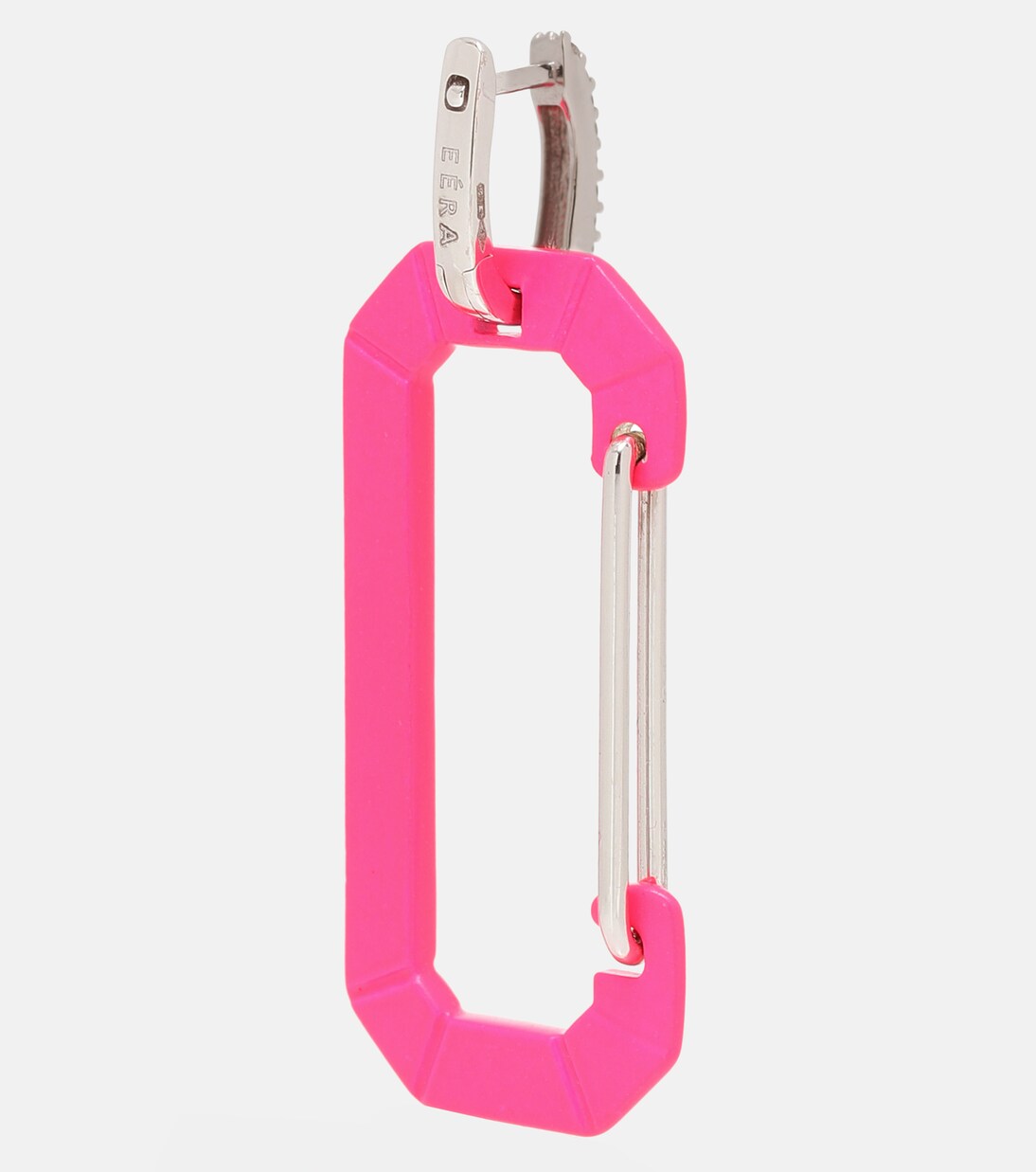 Chiara 18kt gold and diamond single earring in pink - Eera | Mytheresa