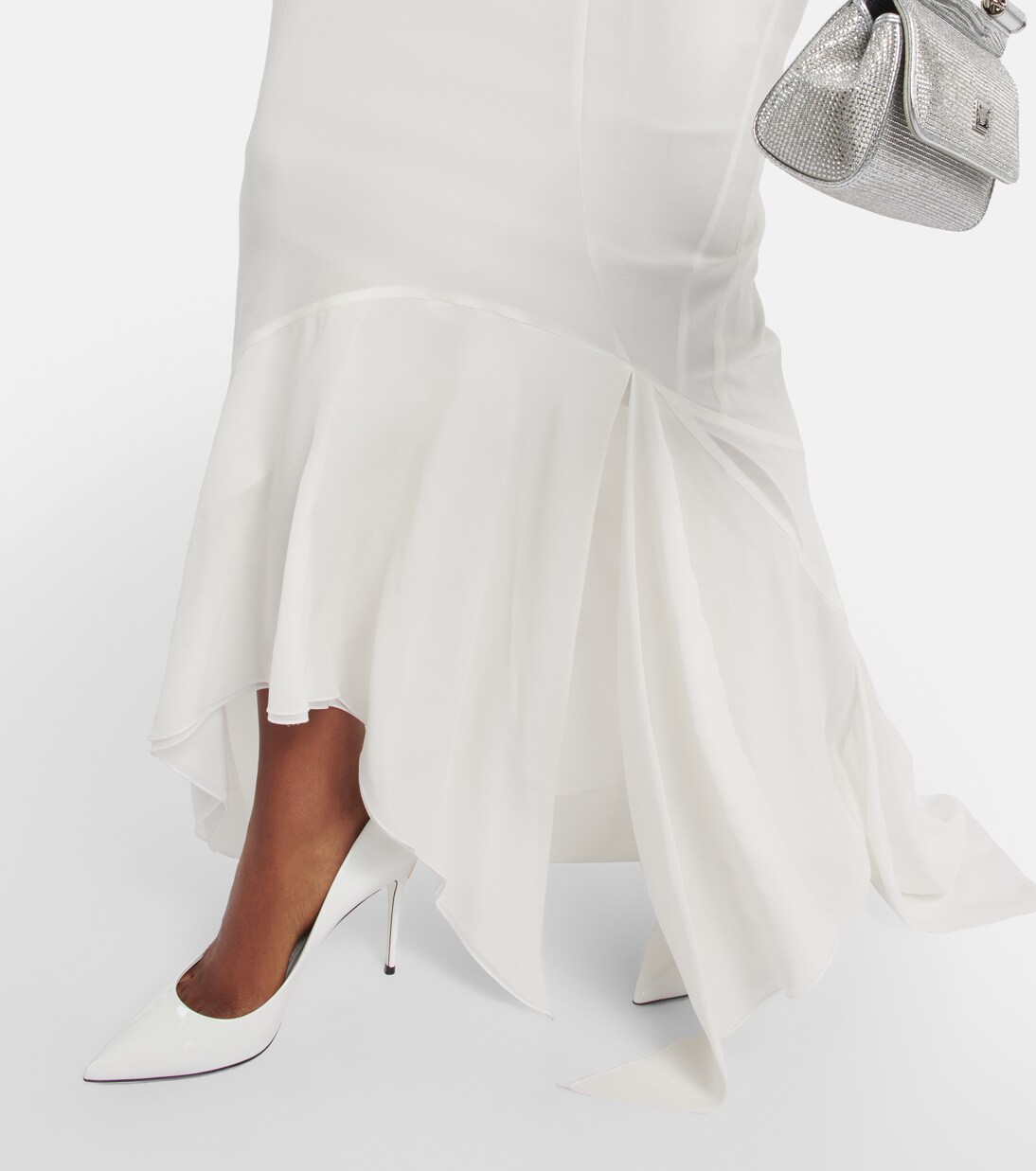 X Kim Robe aus einem Seidengemisch in Weiß - Dolce Gabbana | Mytheresa