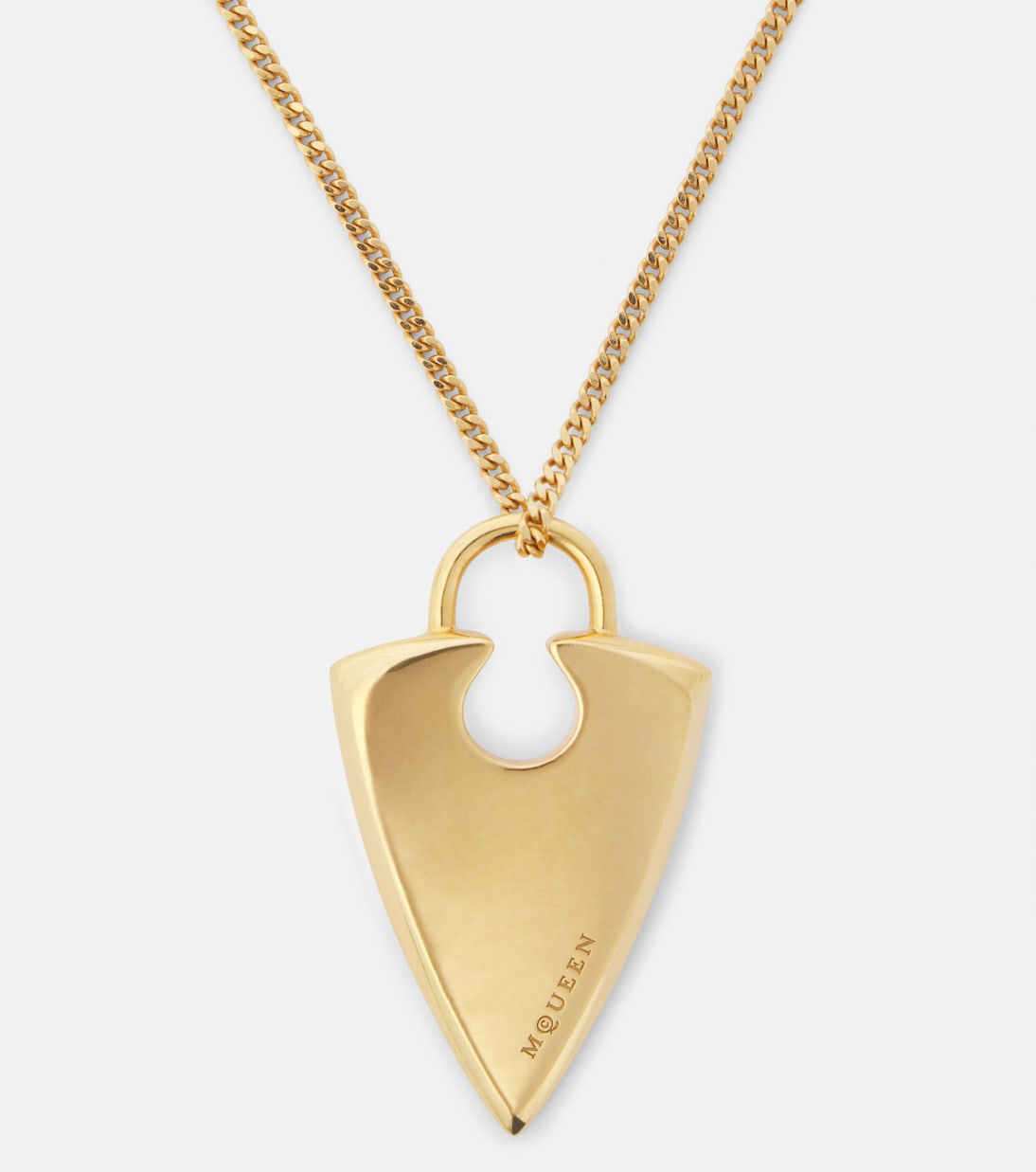 Arrow pendant necklace in gold - Alexander Mc Queen | Mytheresa