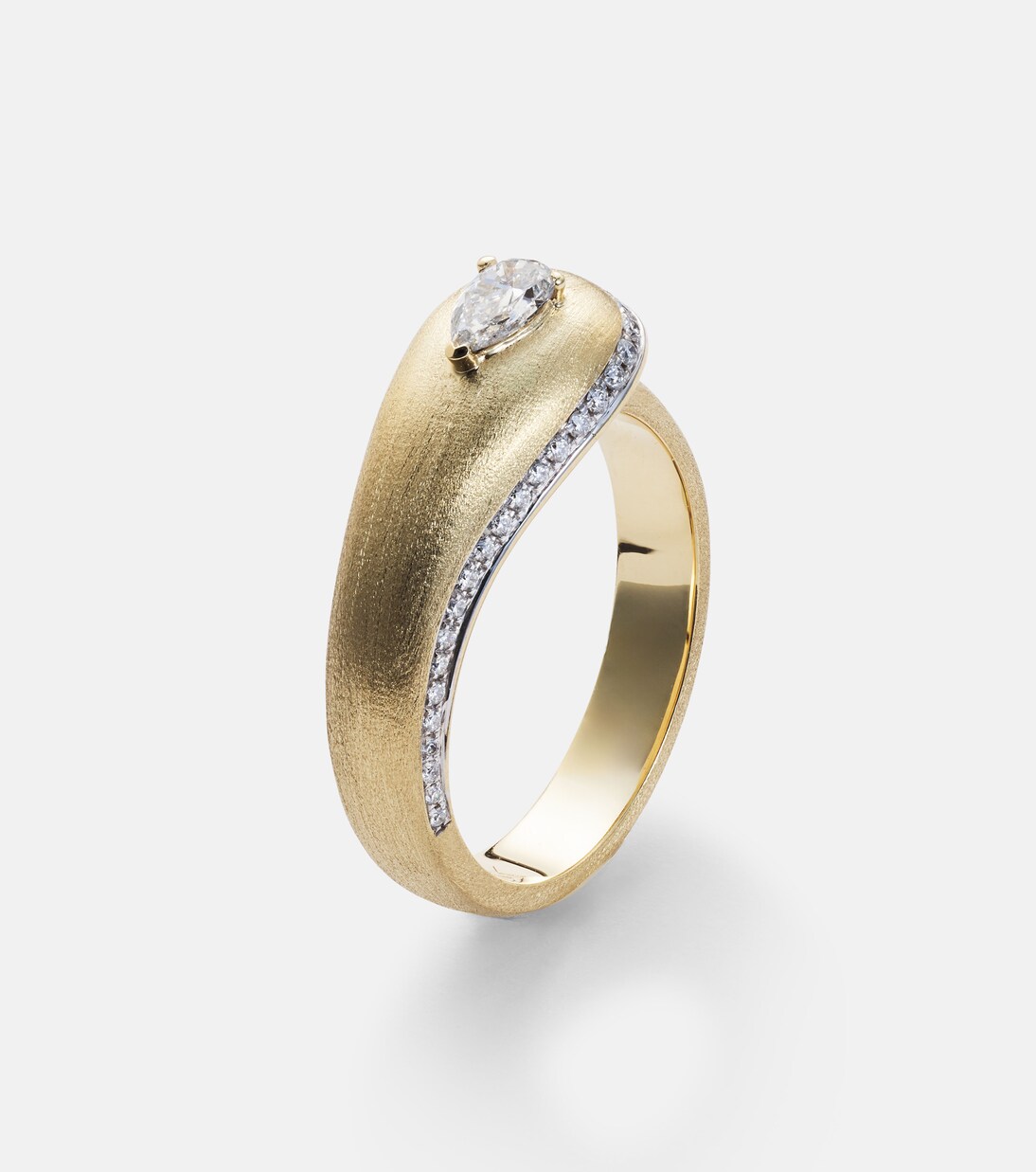 Prestige 18kt gold ring with diamonds in gold - Rainbow K | Mytheresa