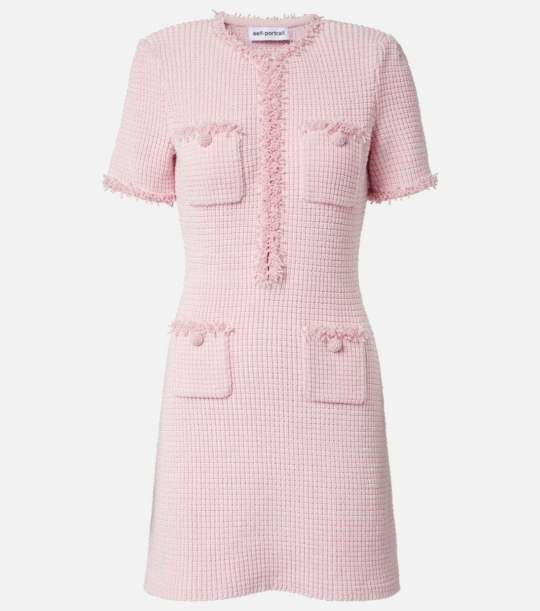 Robe à ornements en rose – Self Portrait | Mytheresa