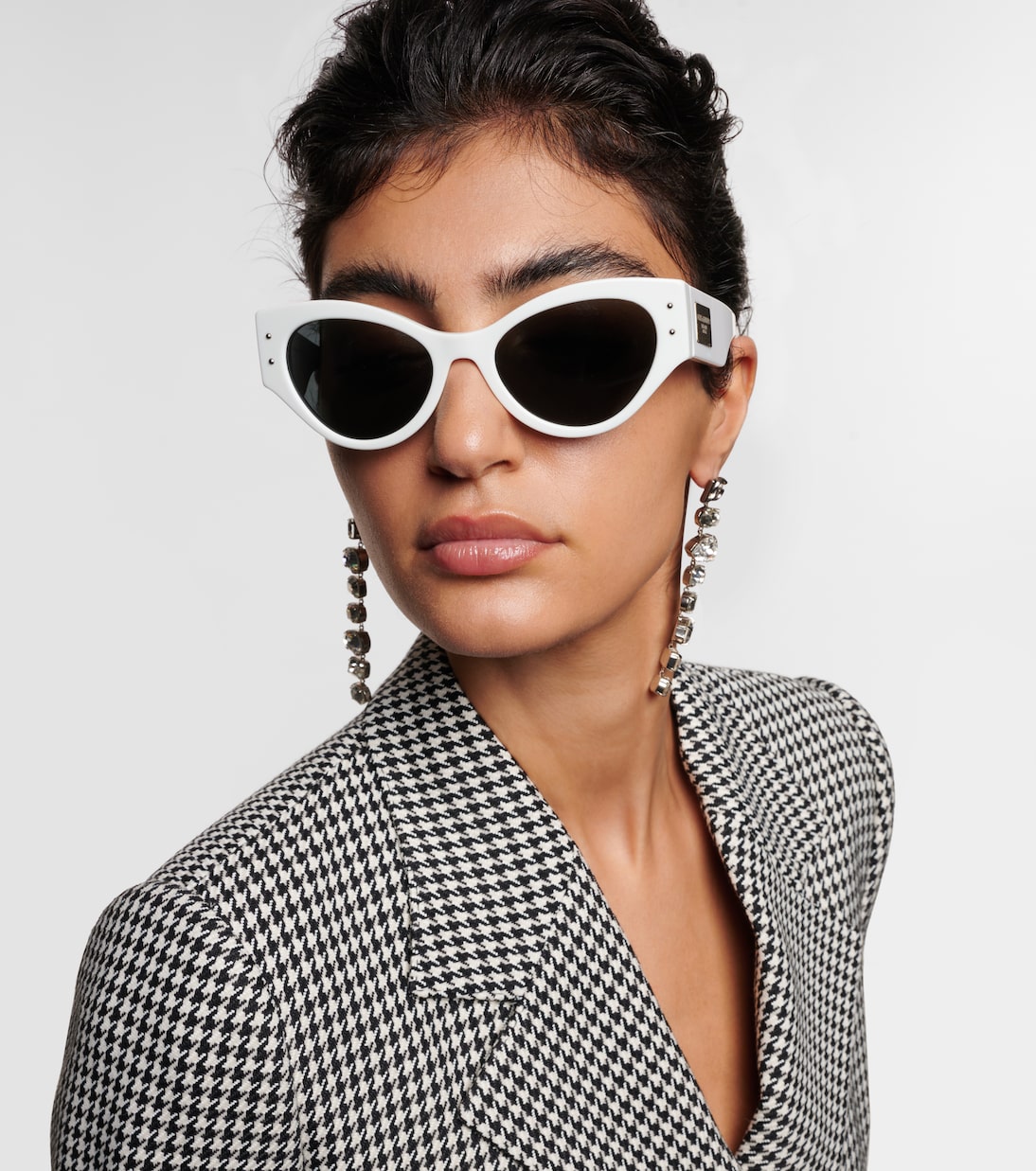 DG cat-eye sunglasses in white - Dolce Gabbana | Mytheresa