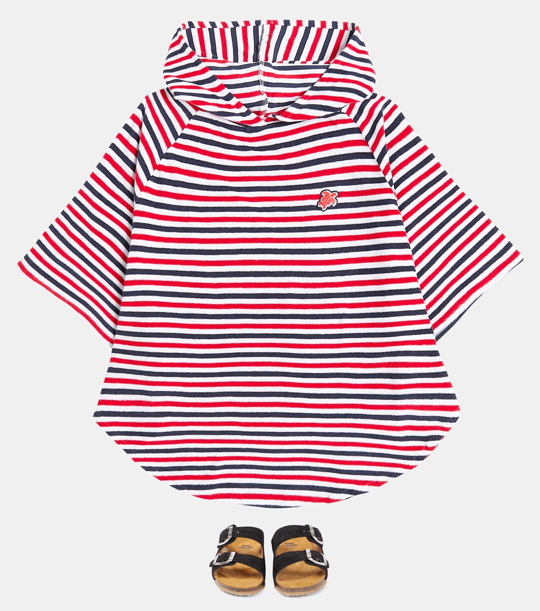 Gizzy striped cape in red - Vilebrequin Kids | Mytheresa