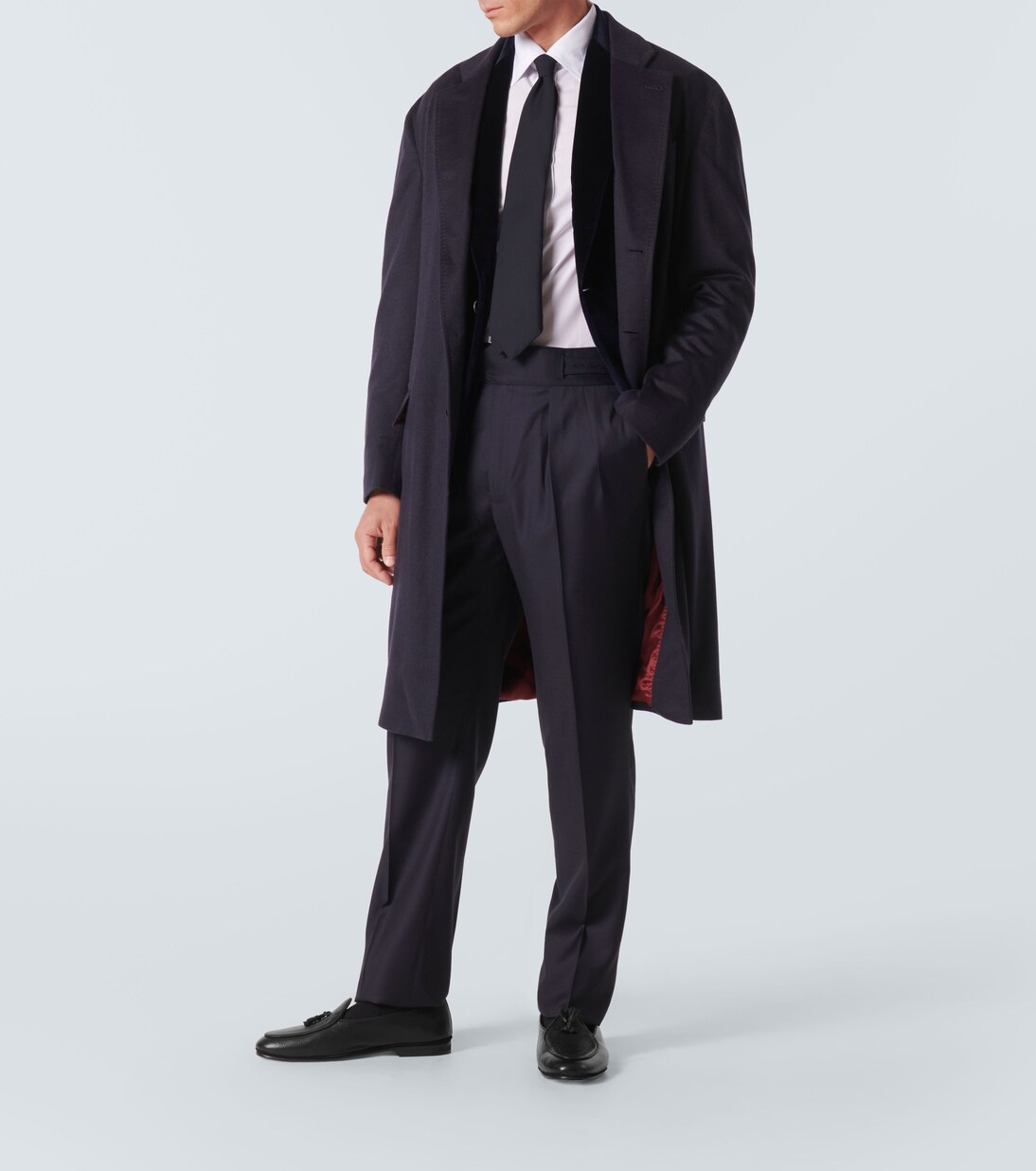 블랙 Marphy 레더 로퍼 - Rubinacci | Mytheresa