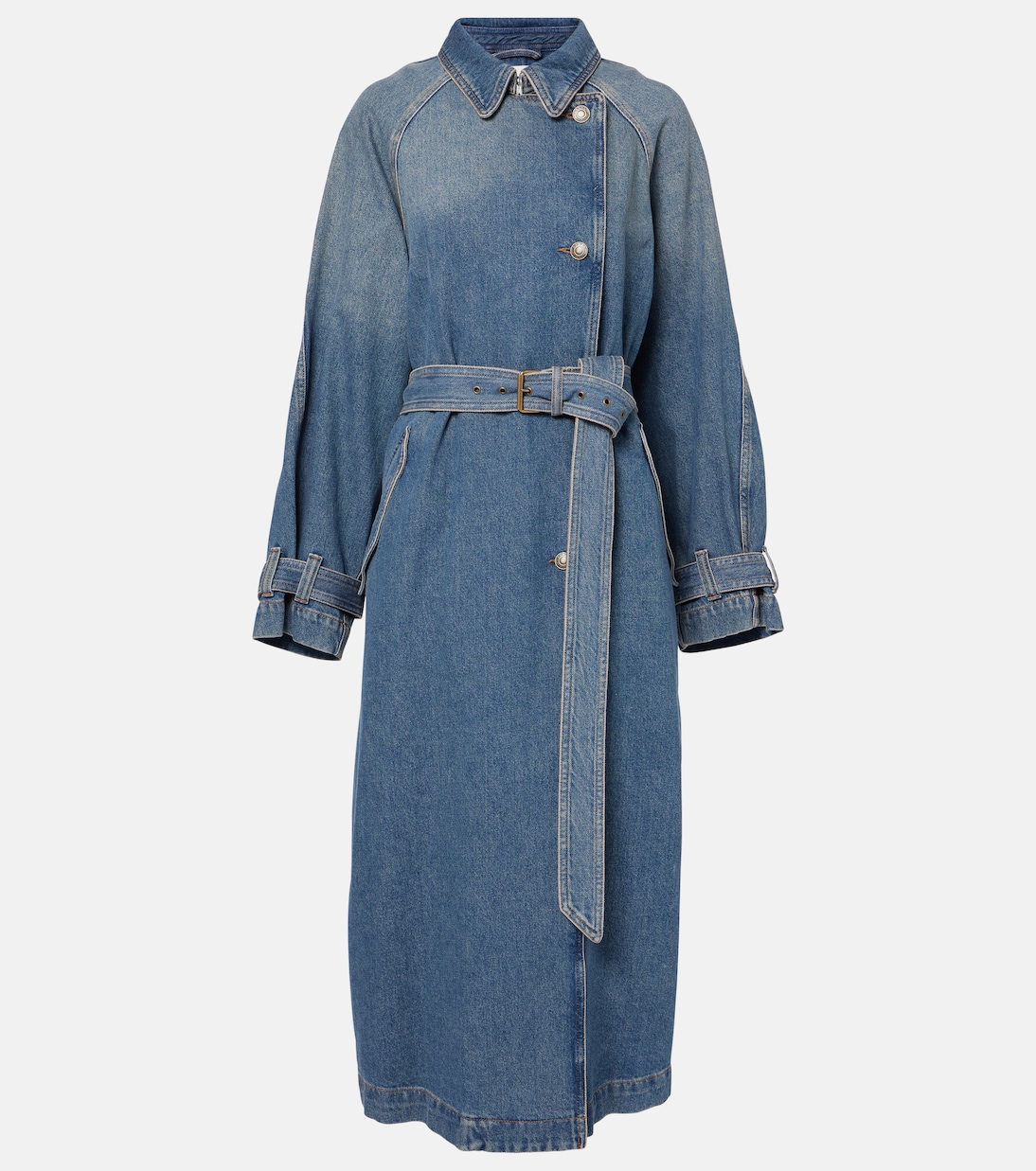 Brekka denim coat in blue - Isabel Marant | Mytheresa