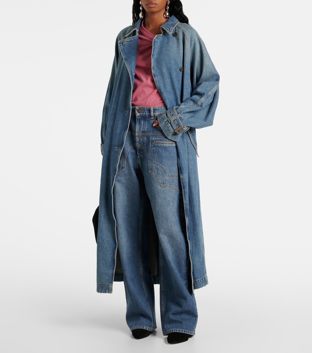 Brekka denim coat in blue - Isabel Marant | Mytheresa