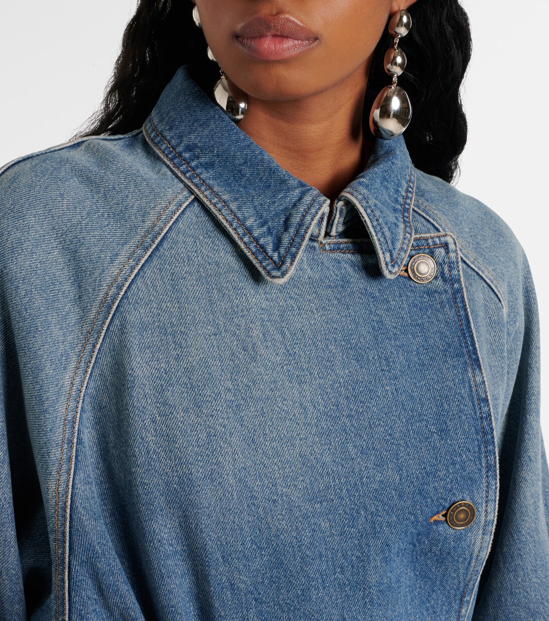 Brekka denim coat in blue - Isabel Marant | Mytheresa