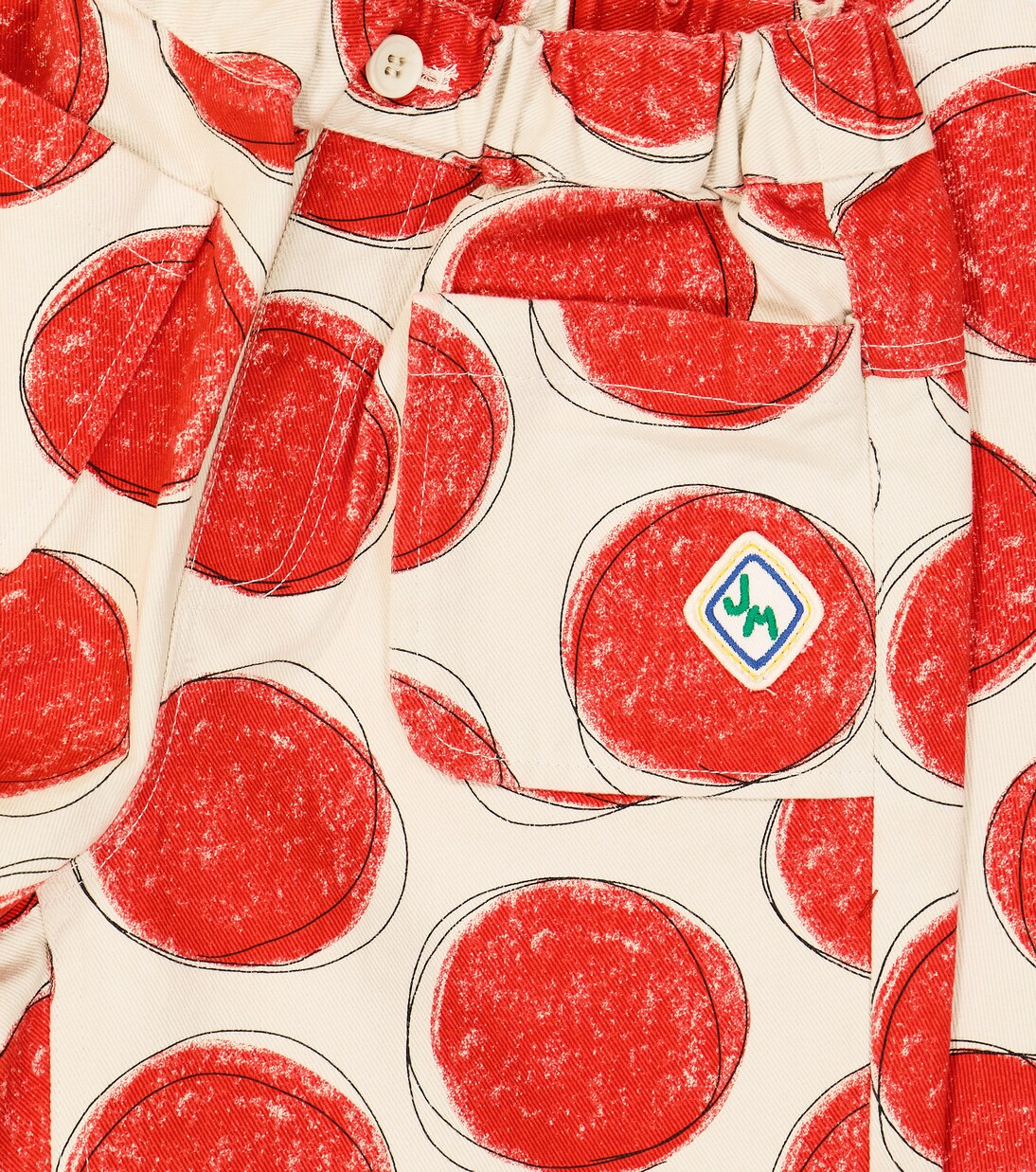 Hose Red Dot aus Baumwolle in Rot - Jellymallow | Mytheresa