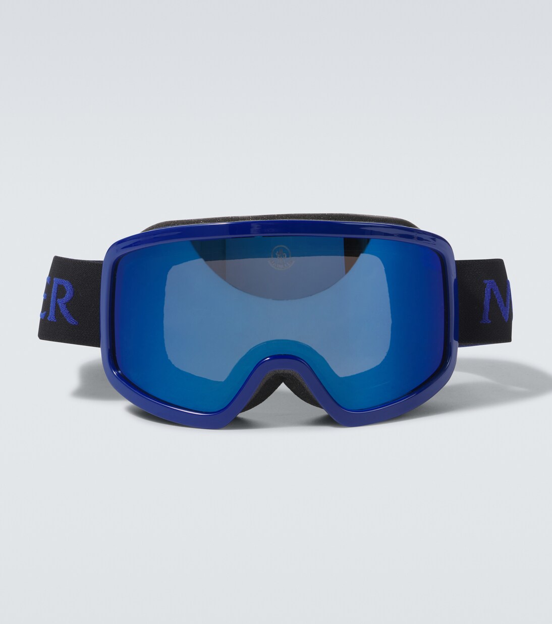 Logo ski goggles in blue - Moncler | Mytheresa