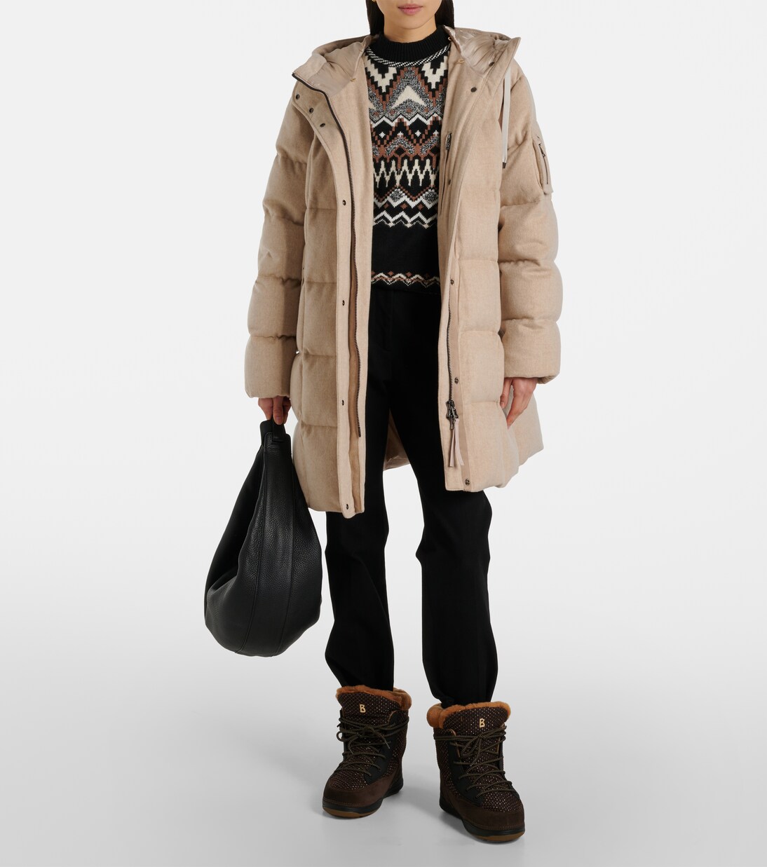 Fanja cashmere down jacket in white - Bogner | Mytheresa
