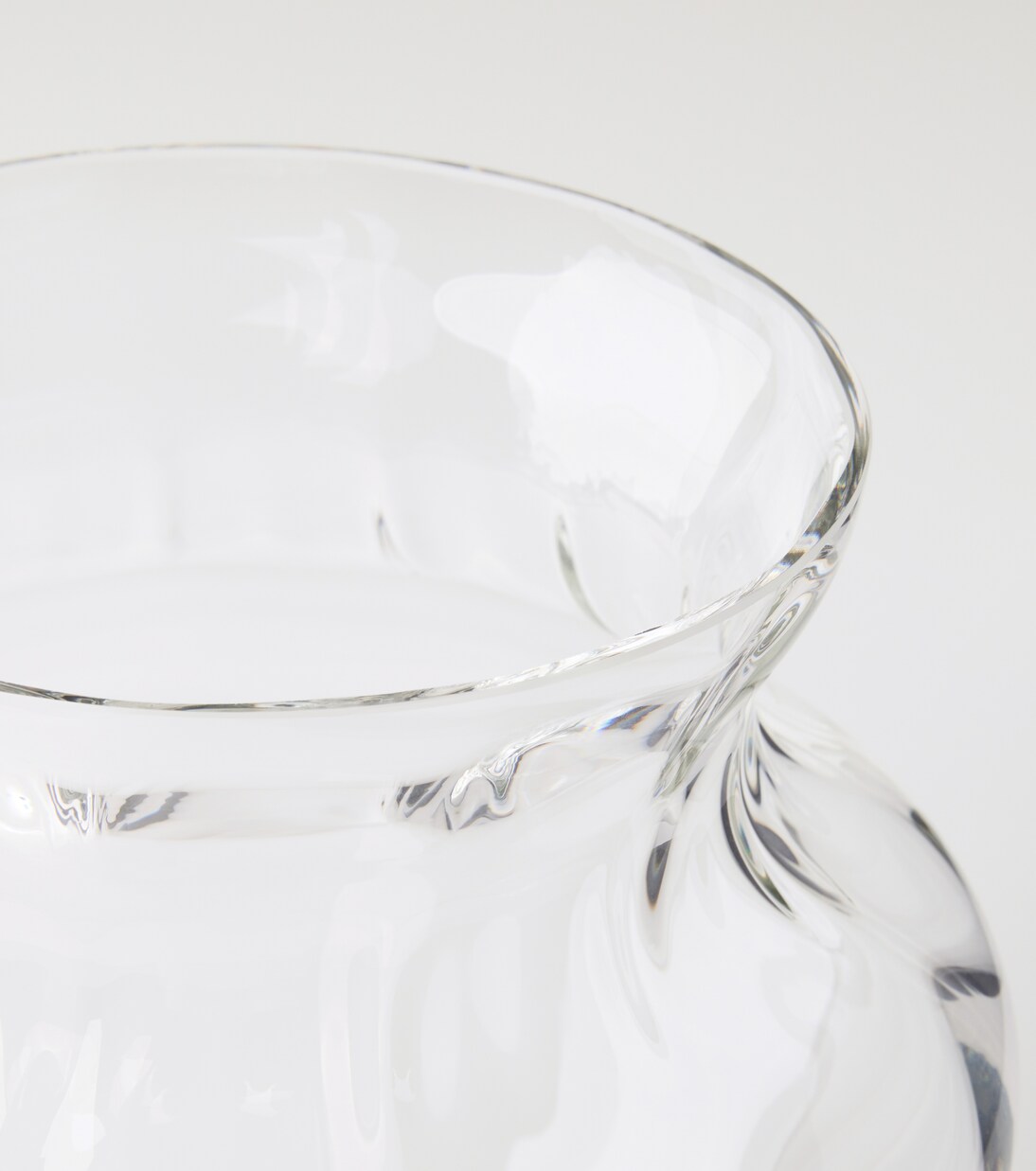 Marika Large glass vase in neutrals - Klimchi | Mytheresa