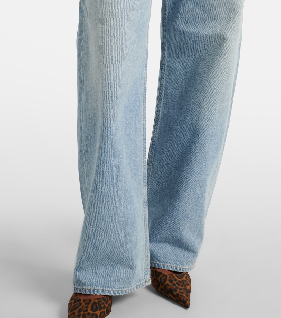 Gwendoline Scrunch high-rise wide-leg jeans in blue - Citizens Of ...