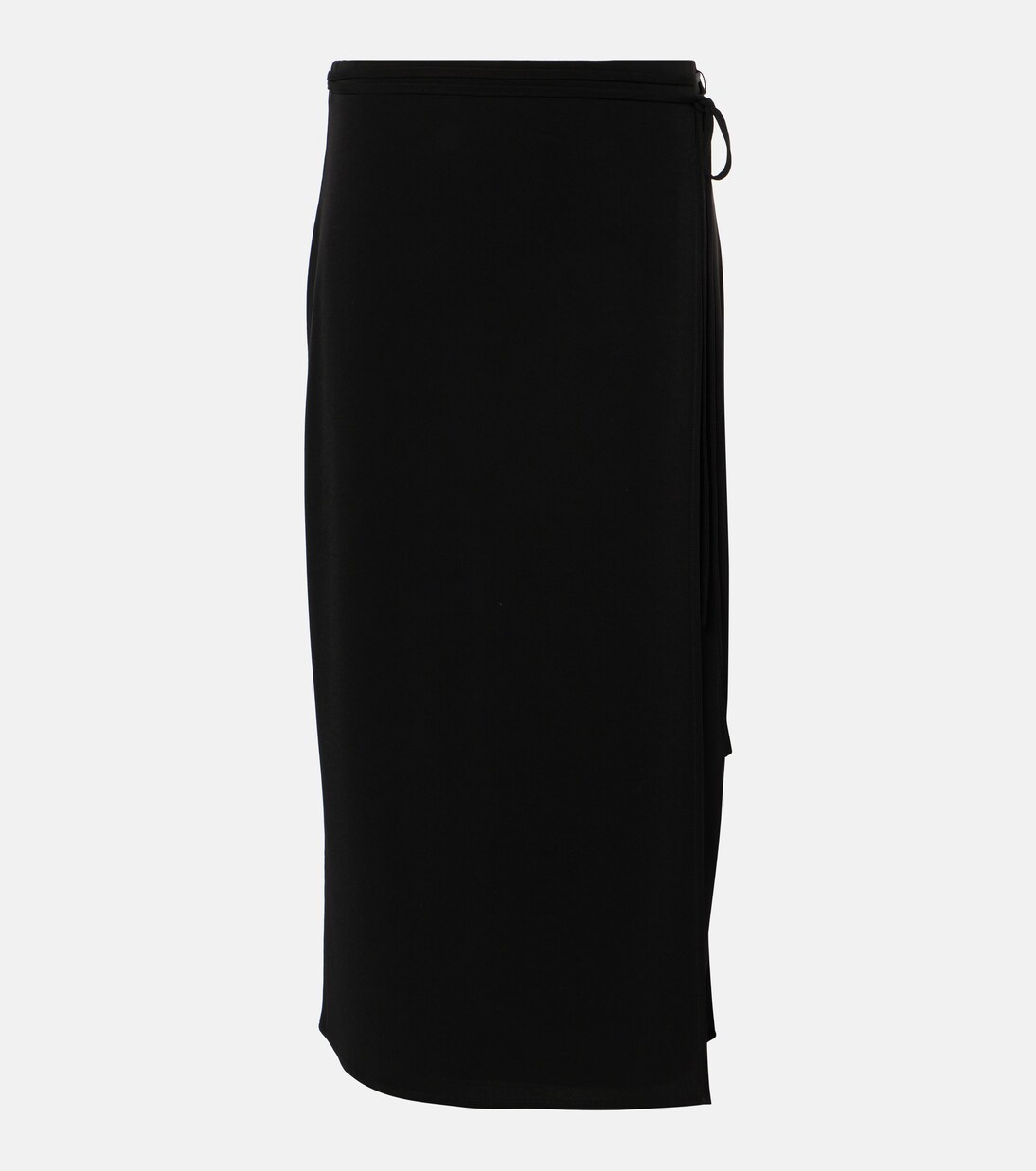 Jersey wrap skirt in black - Vince | Mytheresa