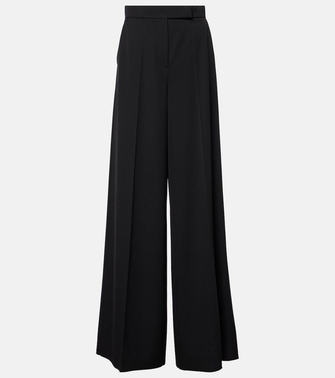 Pantalones anchos Ninfa de lana en negro - Max Mara | Mytheresa