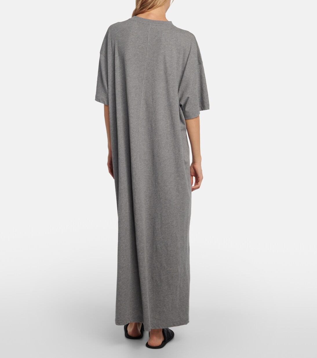 Simo cotton maxi dress in grey - The Row | Mytheresa