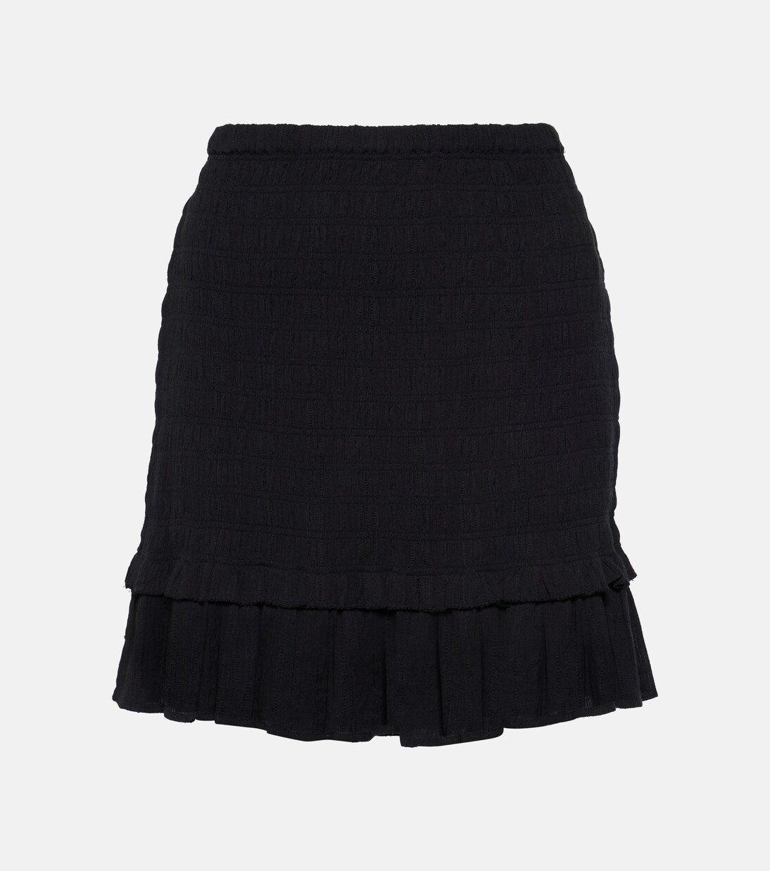 Dorela Ruched Miniskirt In Black Marant Etoile Mytheresa