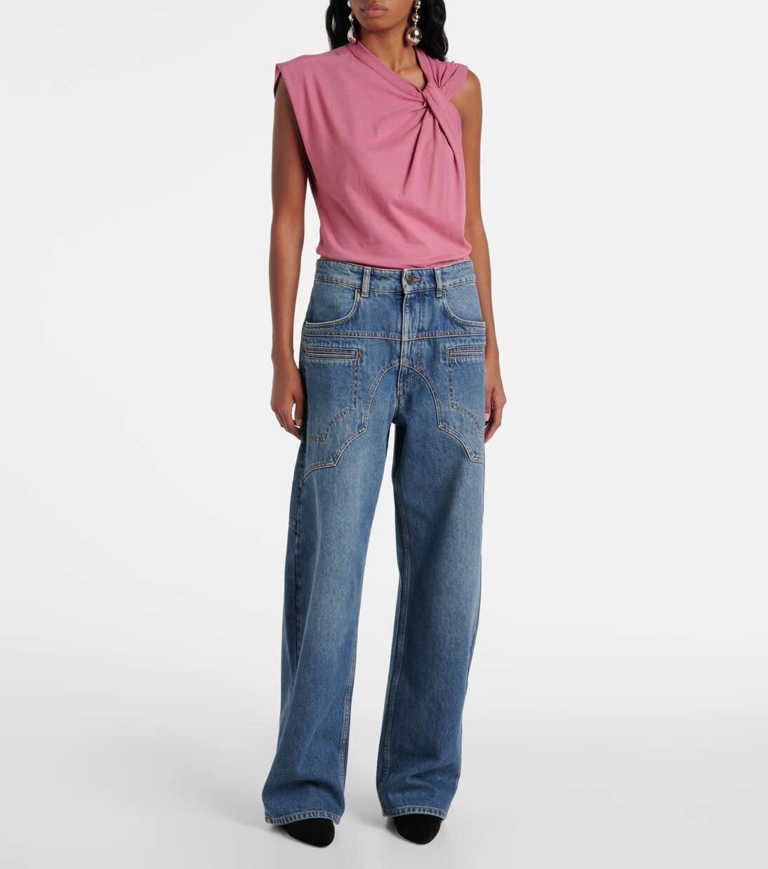 Wide-leg jeans in blue - Isabel Marant | Mytheresa