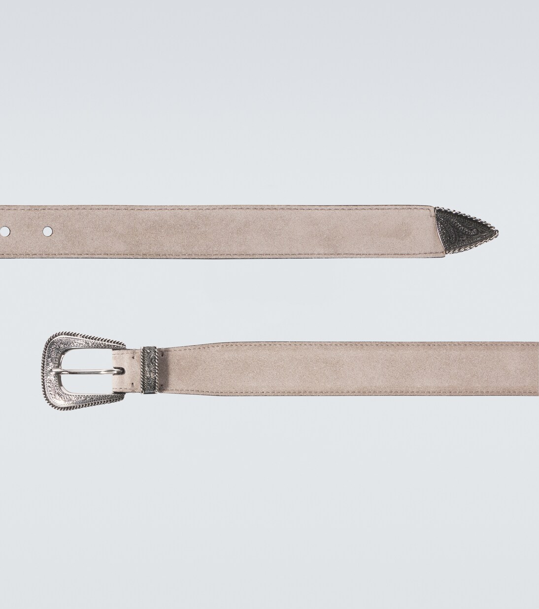 Cinturón de ante en beige - Brunello Cucinelli | Mytheresa