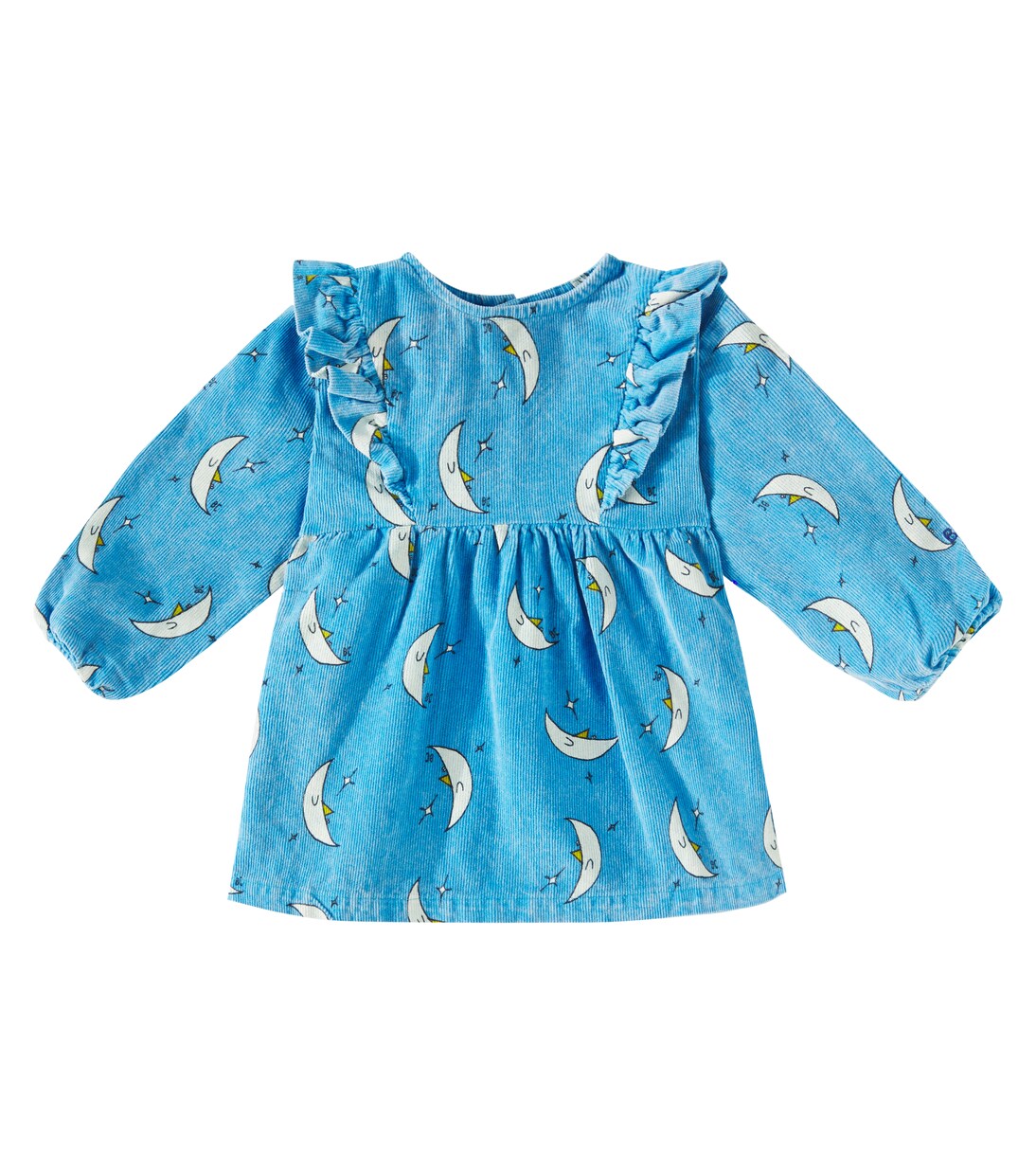 블루 유아 - Beneath The Moon 코튼 코듀로이 드레스 - Bobo Choses | Mytheresa